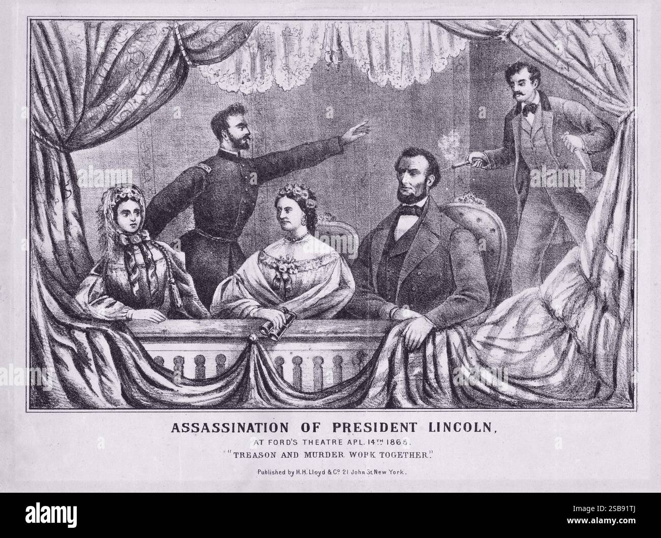 Assassination of president lincoln hi-res stock photography and images ...