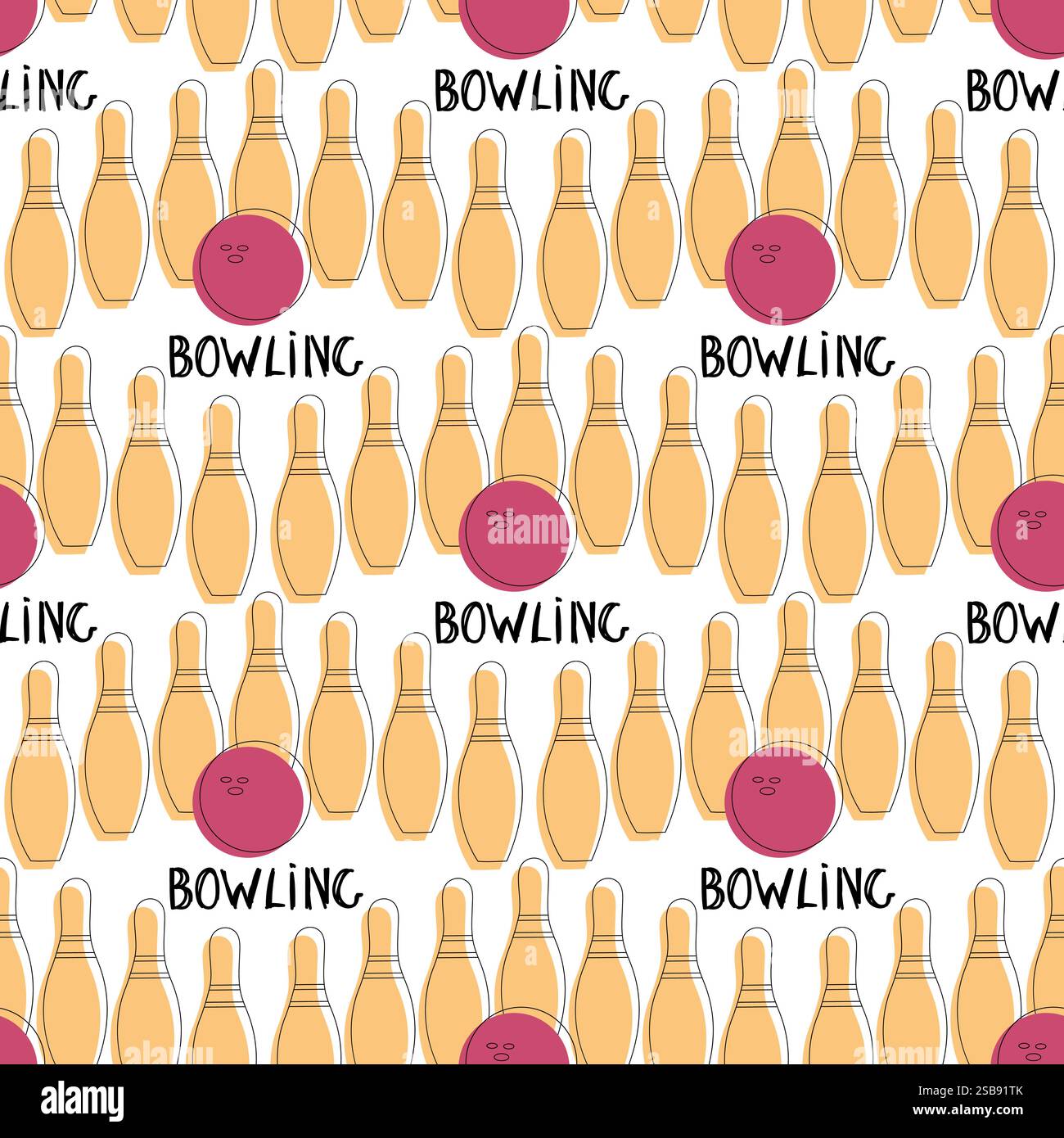 Bowling abstract background design. Sports concept Stock Vector Image ...