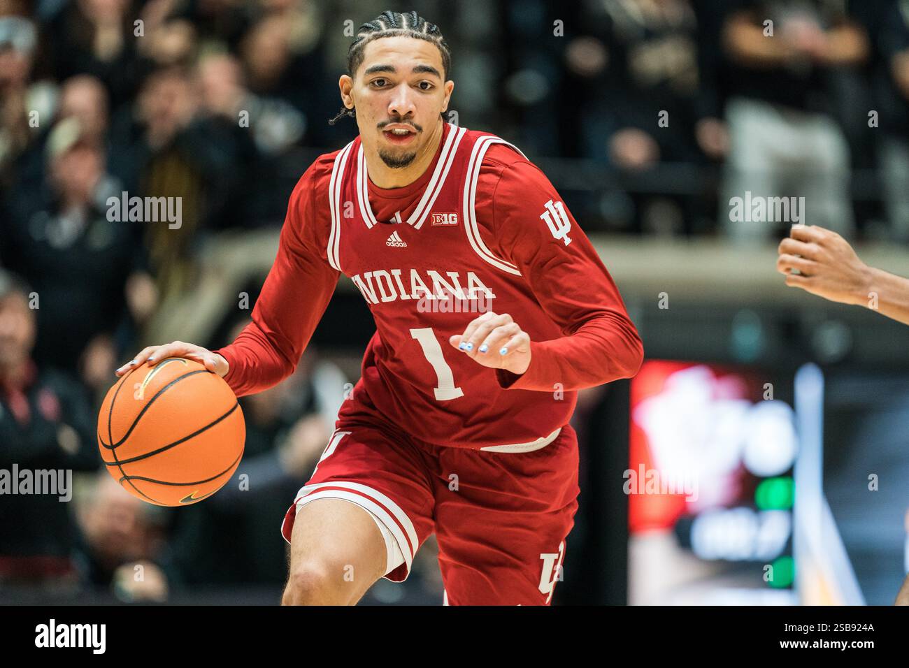 West Lafayette, Indiana, USA. 31st Jan, 2025. Indiana guard MYLES RICE ...