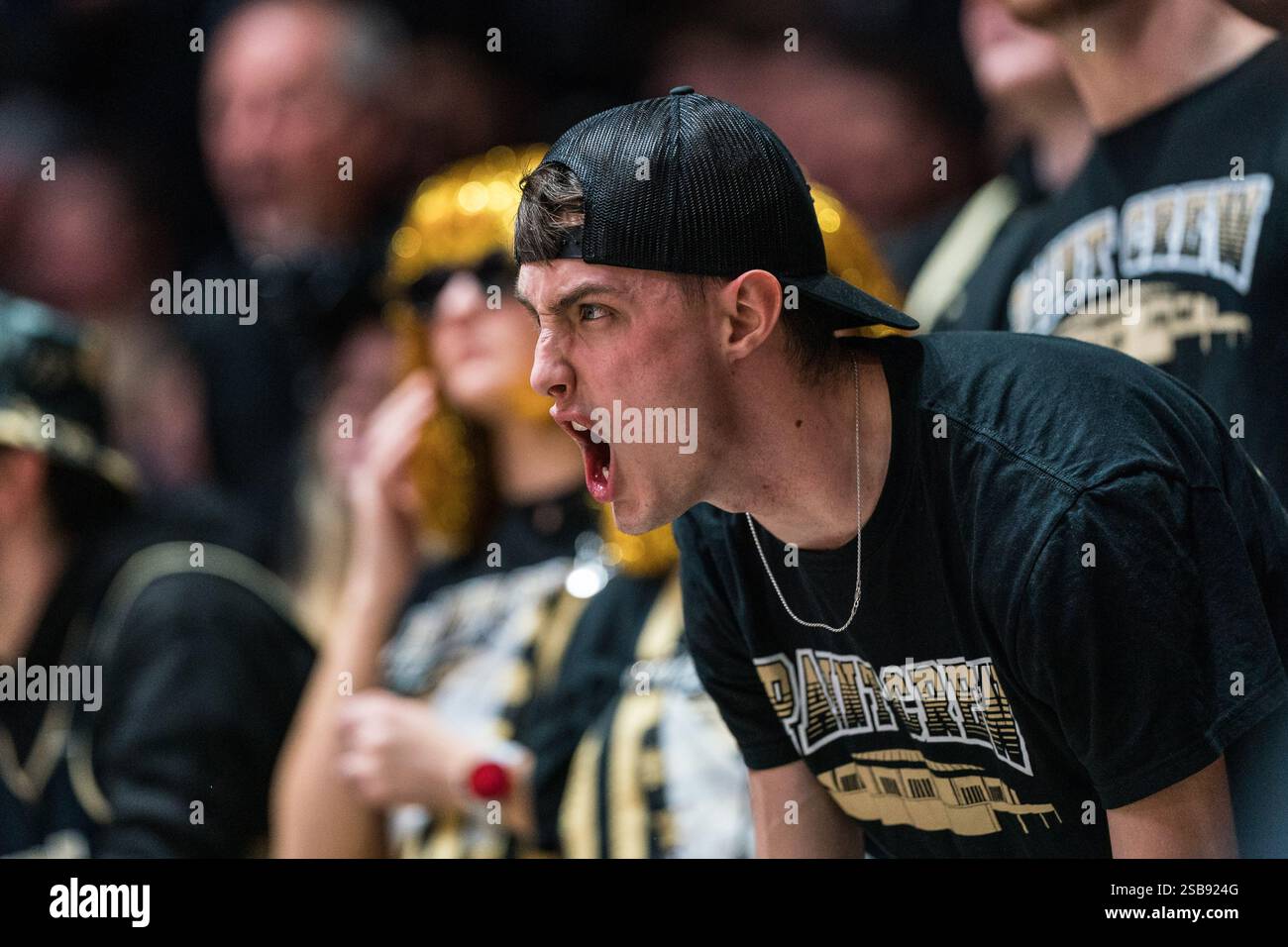 West Lafayette, Indiana, USA. 31st Jan, 2025. A member of the Paint ...