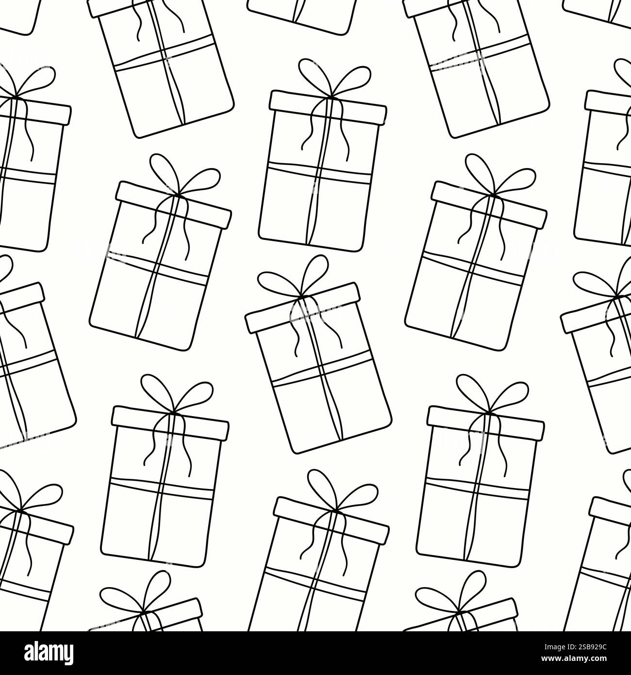 Gift box pattern design suitable for various celebrations or events ...