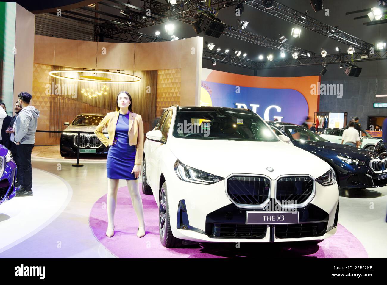NEW DELHI - JANUARY 21, 2025: BMW X3 car is on display at Bharat ...