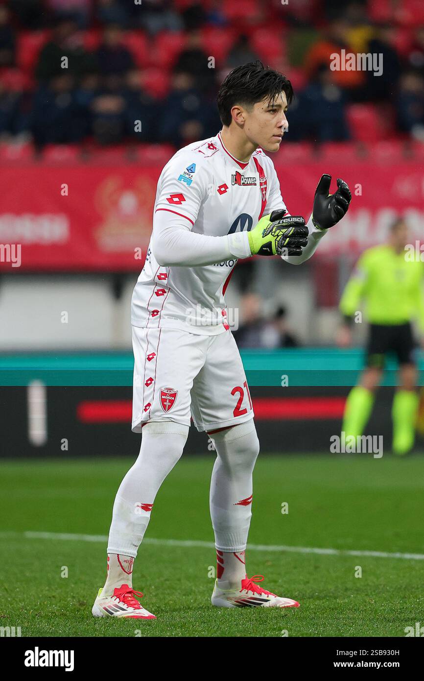 Monza, Italy. 01st Feb, 2025. Semuel Pizzignacco of AC Monza in action ...
