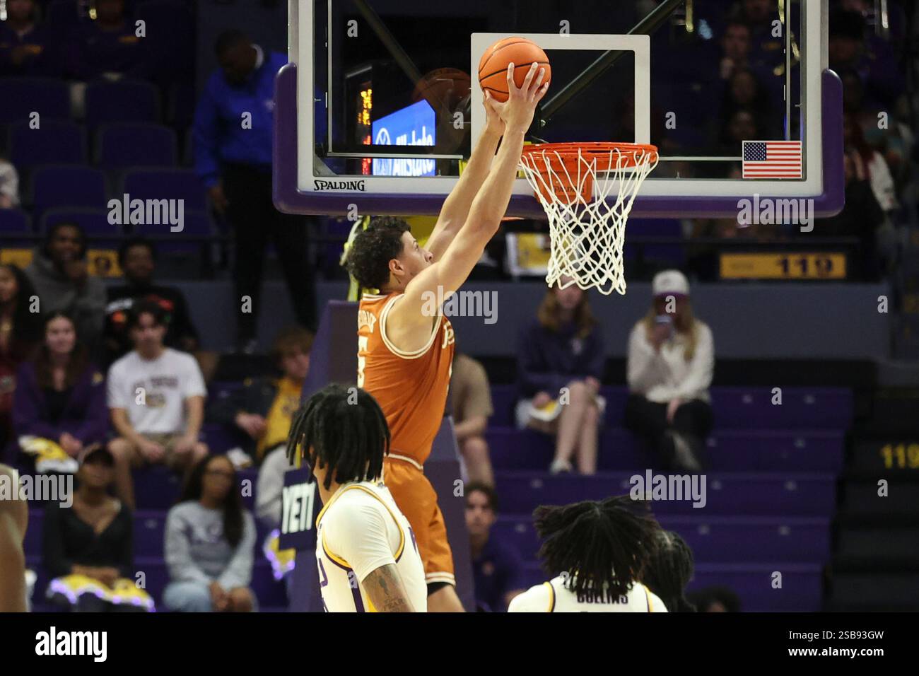 Baton Rouge, United States. 01st Feb, 2025. Texas Longhorns forward ...