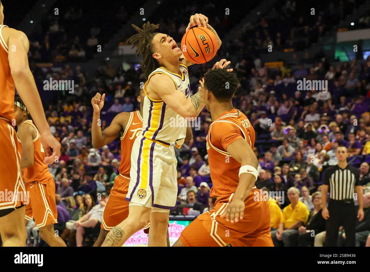 Baton Rouge, United States. 01st Feb, 2025. Texas Longhorns guard ...