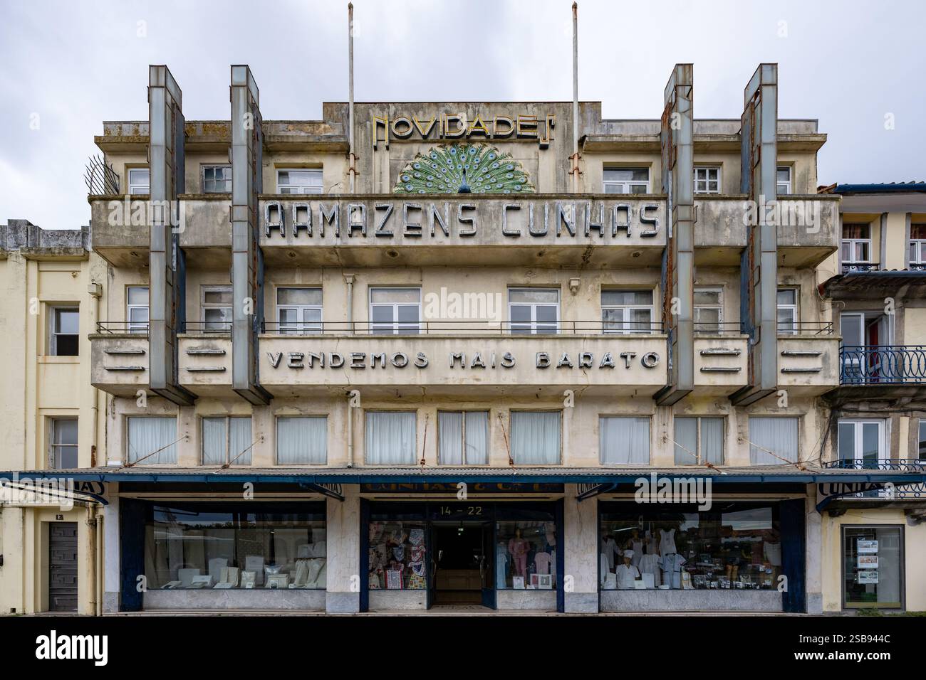 Porto, Portugal - Aug 13, 2024: Art Deco facade of the department store ...