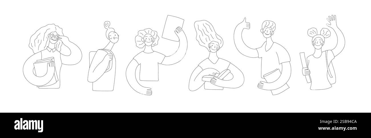 Various students Cut Out Stock Images & Pictures - Alamy