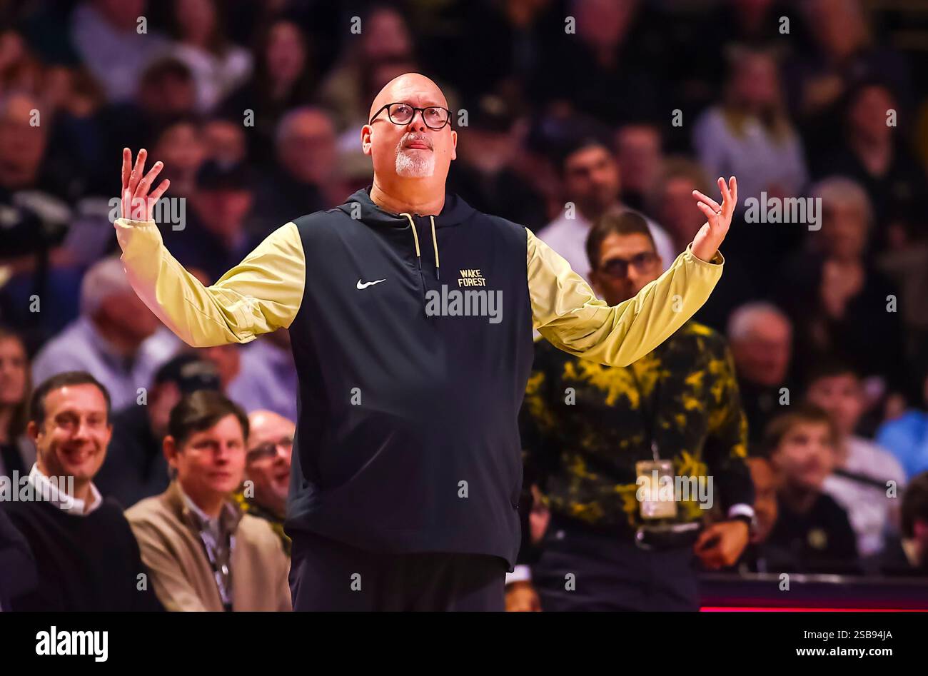 February 1, 2024: Steve Forbes is the head basketball coach for Wake ...