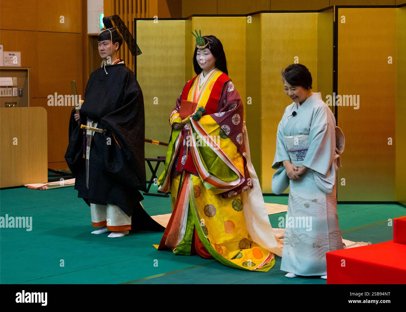 Human Hina Ningyo dolls enact the Girl's Day event taking place ...