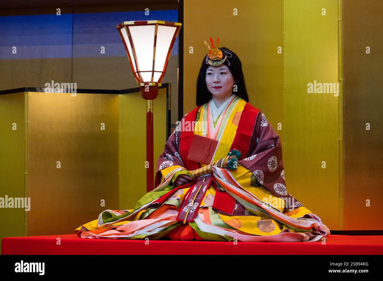 Human Hina Ningyo dolls enact the Girl's Day event taking place ...