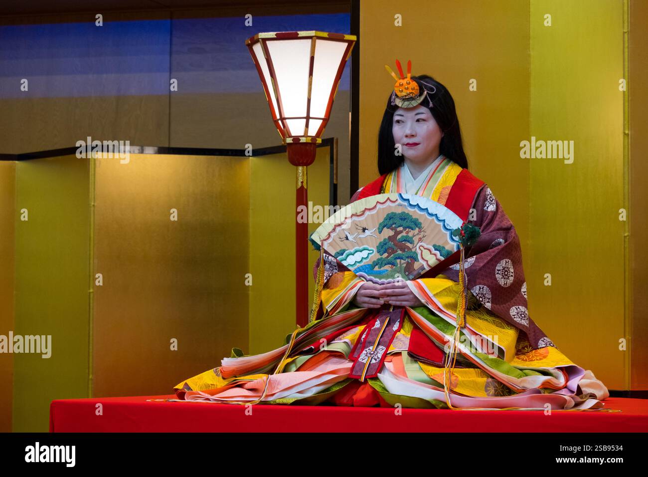 Human Hina Ningyo dolls enact the Girl's Day event taking place ...