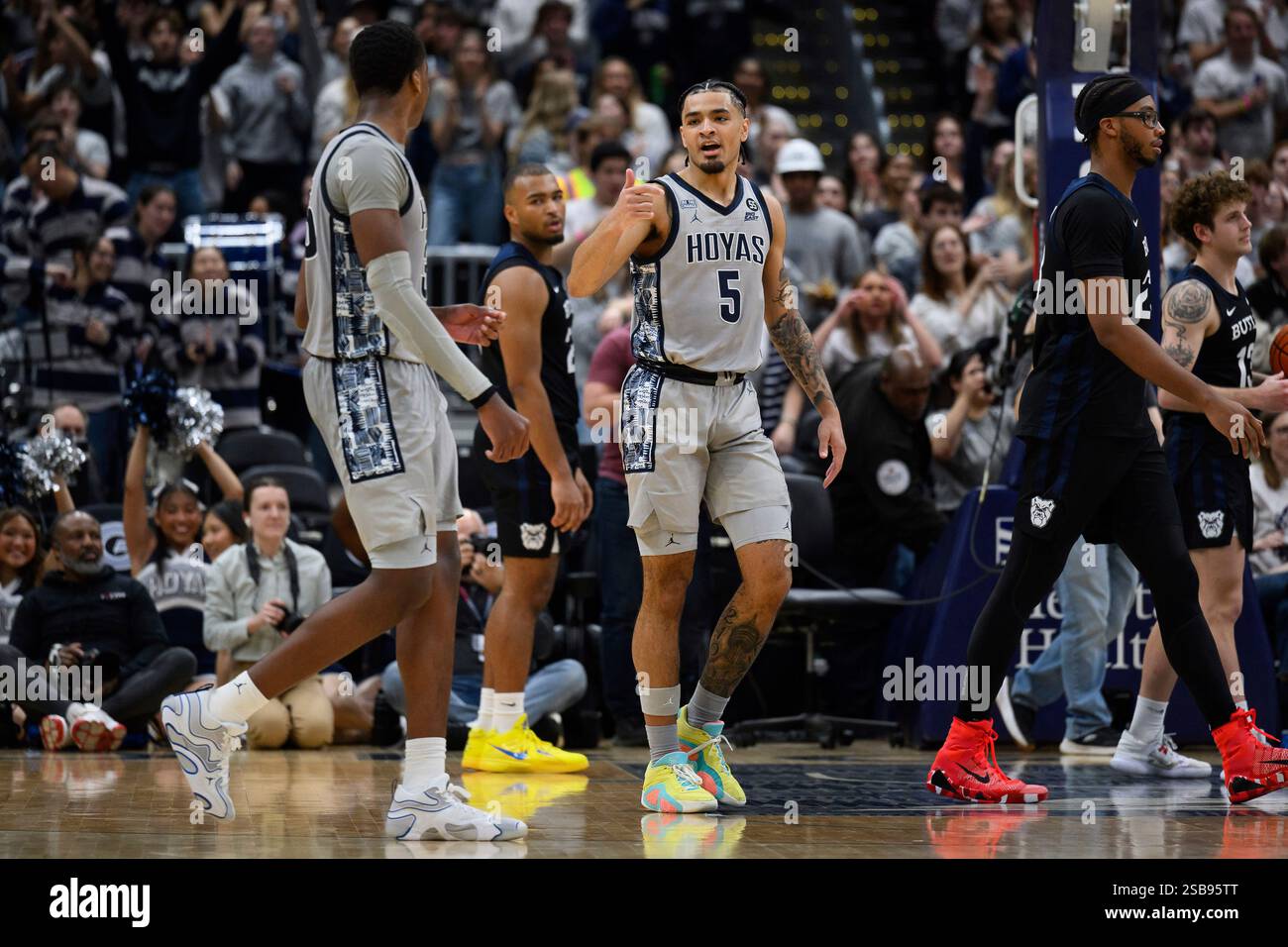 WASHINGTON, DC - JANUARY 31: Georgetown Hoyas forward Micah Peavy (5 ...