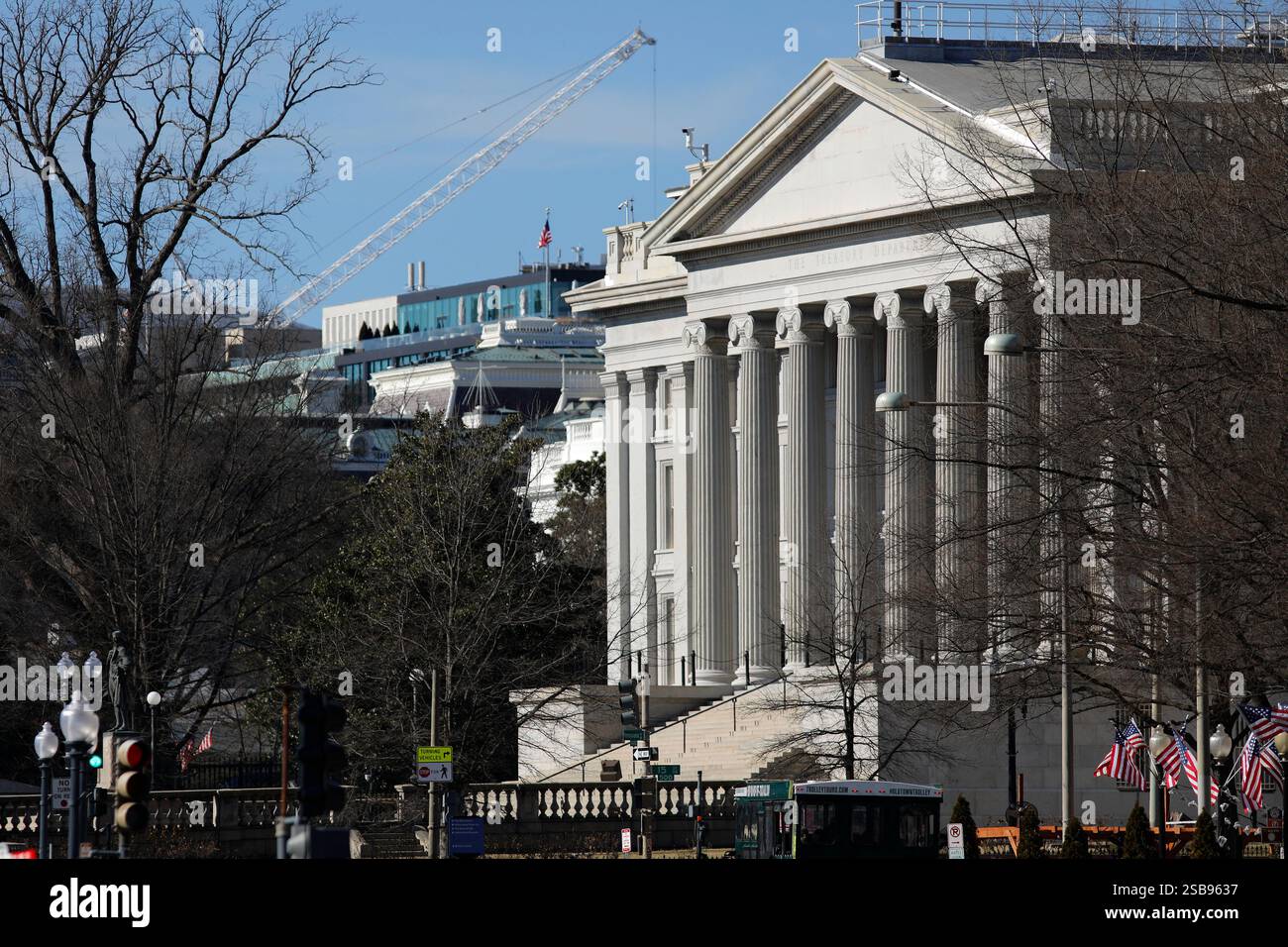 Washington, D.C, California, USA. 1st Feb, 2025. The Treasury Building ...