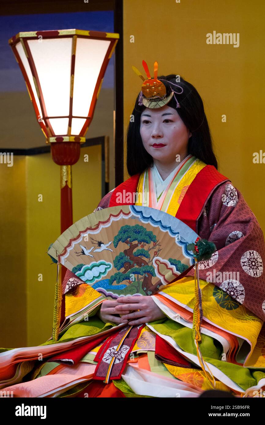 Human Hina Ningyo dolls enact the Girl's Day event taking place ...