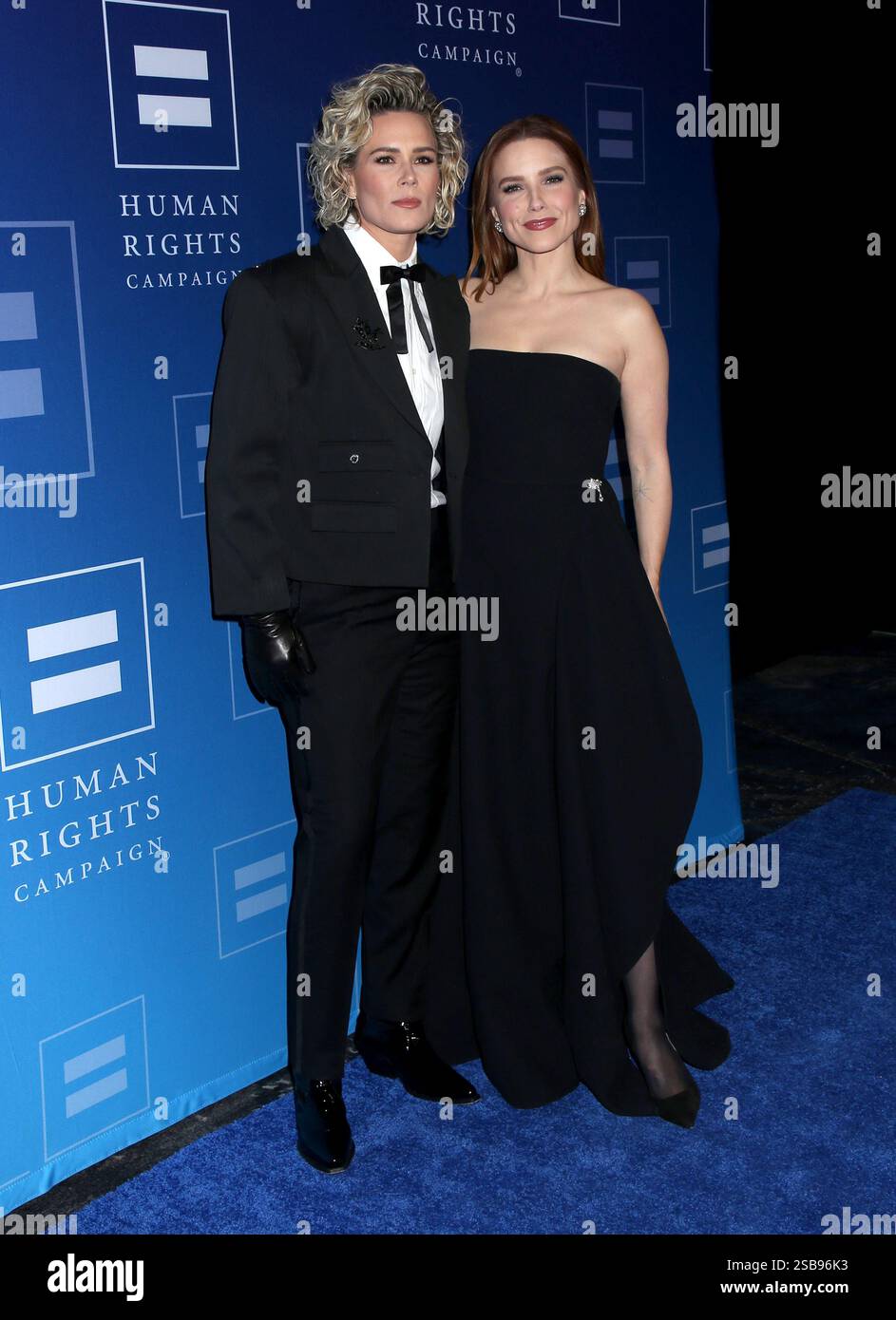 New York City, USA. 01st Feb, 2025. Ashlyn Harris and Sophia Bush ...