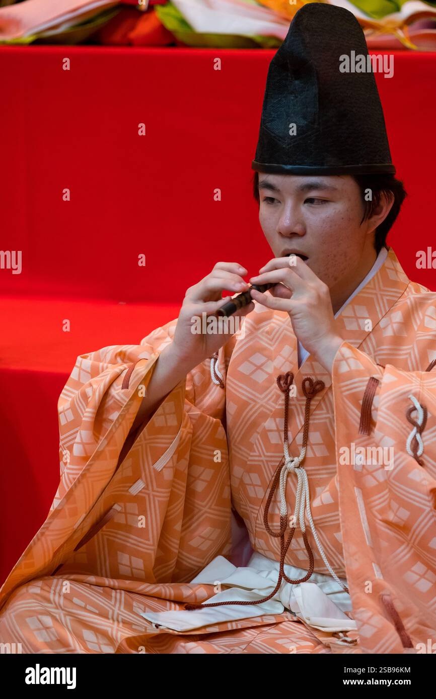Human Hina Ningyo dolls enact the Girl's Day event taking place ...