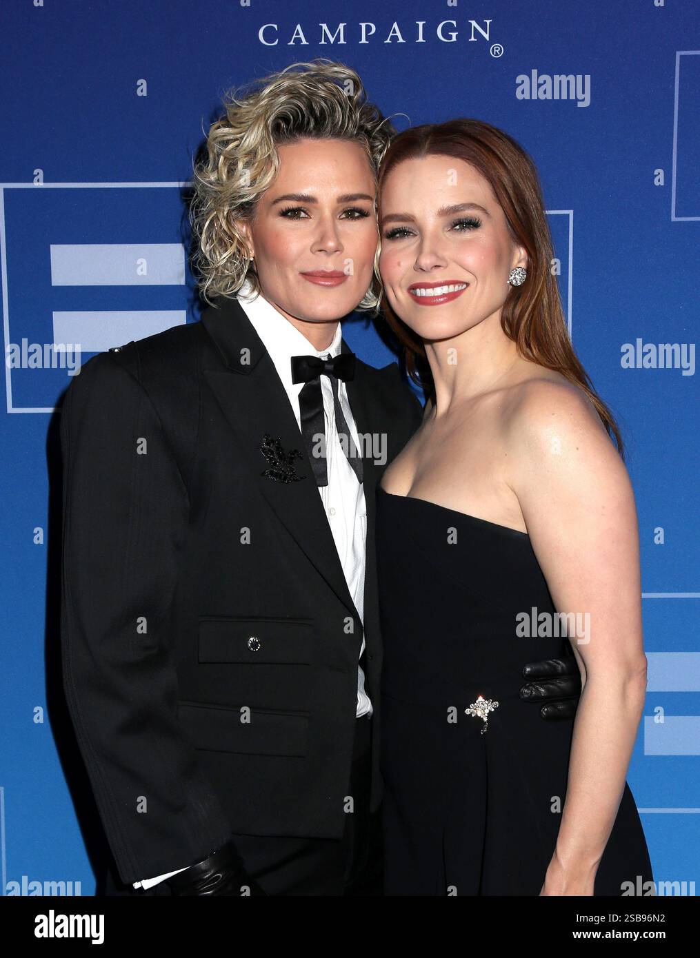 New York City, USA. 01st Feb, 2025. Ashlyn Harris and Sophia Bush ...