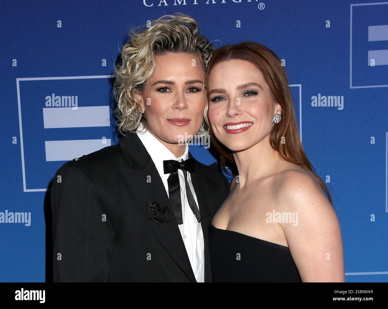 New York City, USA. 01st Feb, 2025. Ashlyn Harris and Sophia Bush ...