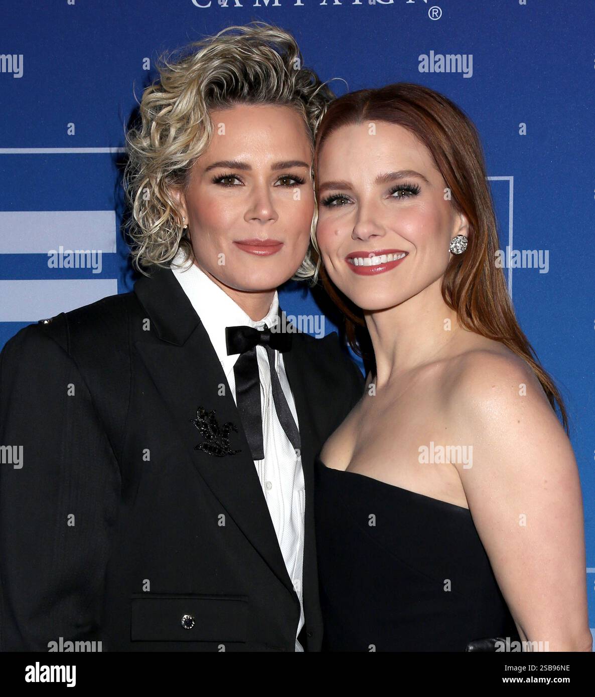New York City, USA. 01st Feb, 2025. Ashlyn Harris and Sophia Bush ...