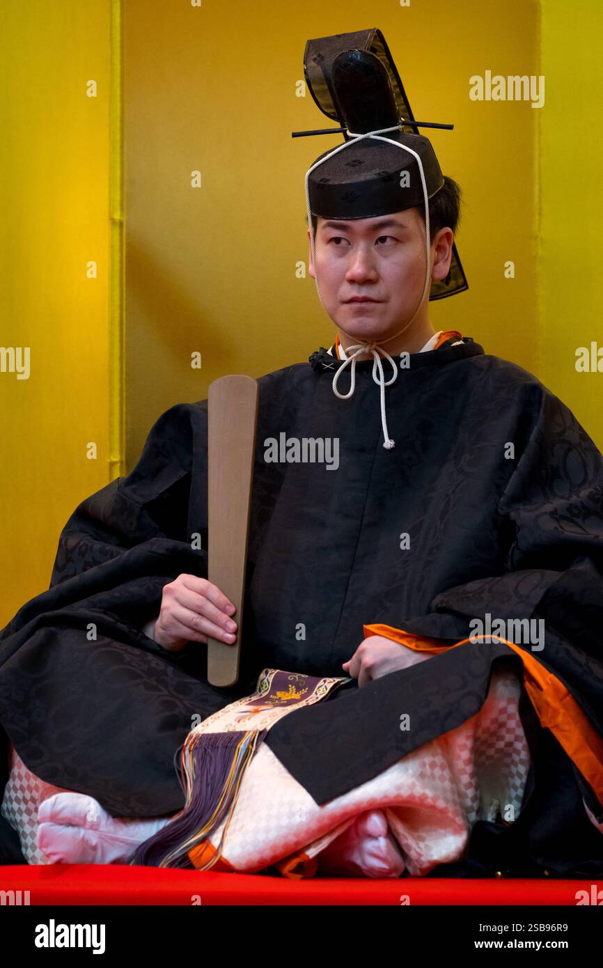 Human Hina Ningyo dolls enact the Girl's Day event taking place ...