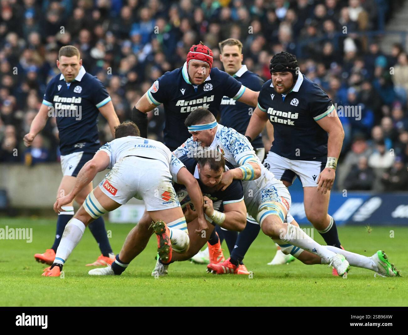 Scottish Gas Murrayfield Stadium. Edinburgh.Scotland.UK. 1st Feb .2025 ...