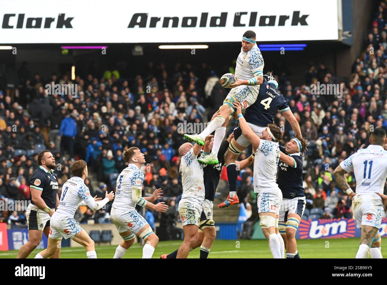 Scottish Gas Murrayfield Stadium. Edinburgh.Scotland.UK. 1st Feb .2025 ...