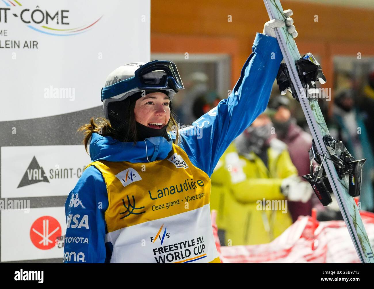Saint Come, Canada. 01st Feb, 2026. USA's Jaelin Kauf celebrates her ...