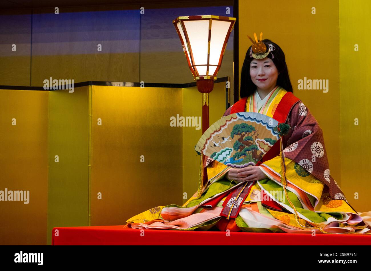 Human Hina Ningyo dolls enact the Girl's Day event taking place ...