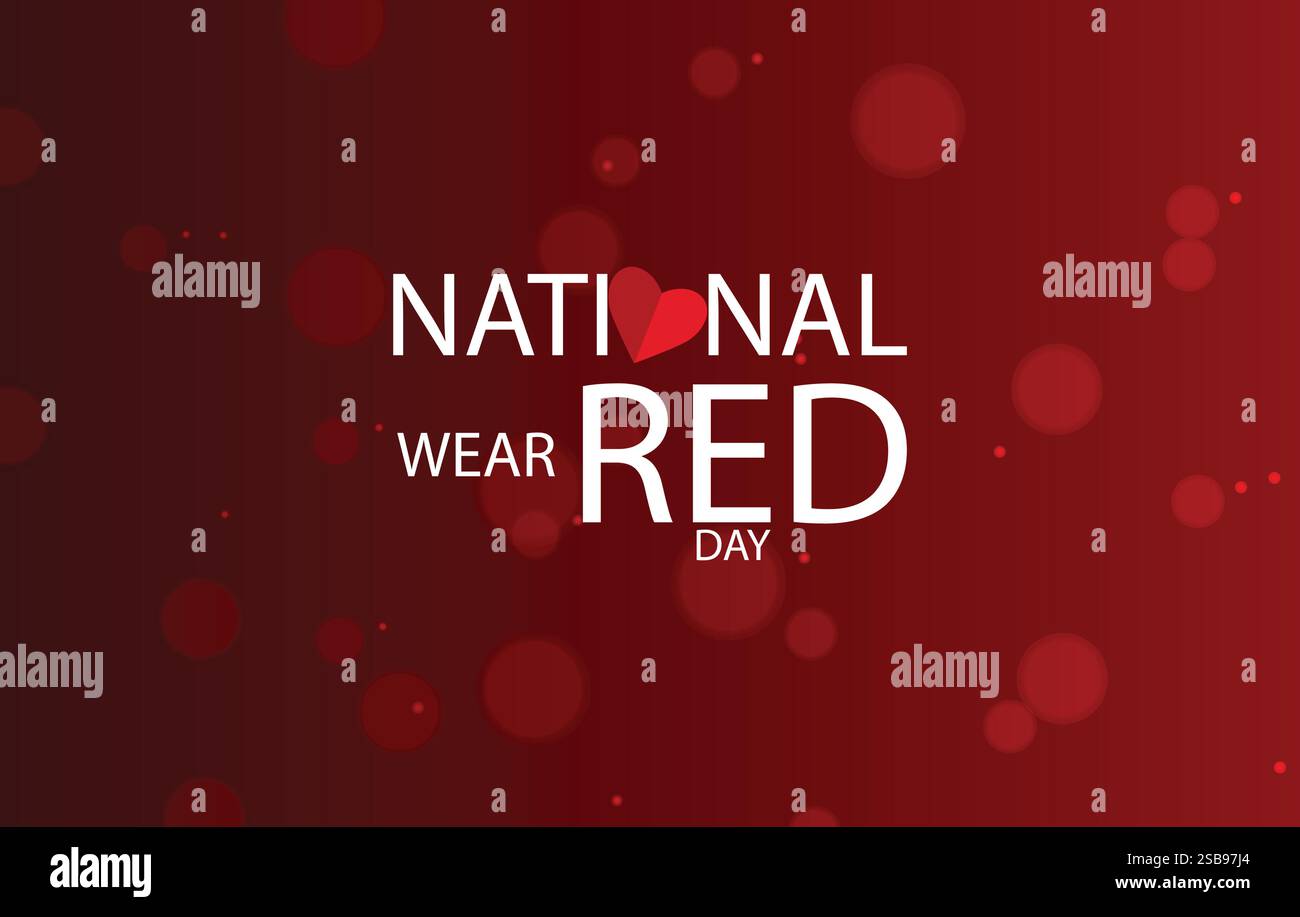 A vibrant red background with glowing bokeh lights features bold white ...