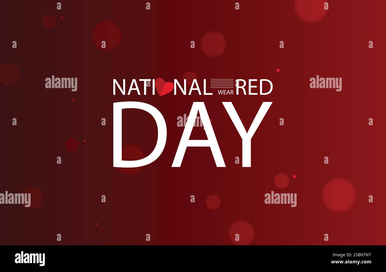 A vibrant red background with glowing bokeh lights features bold white ...