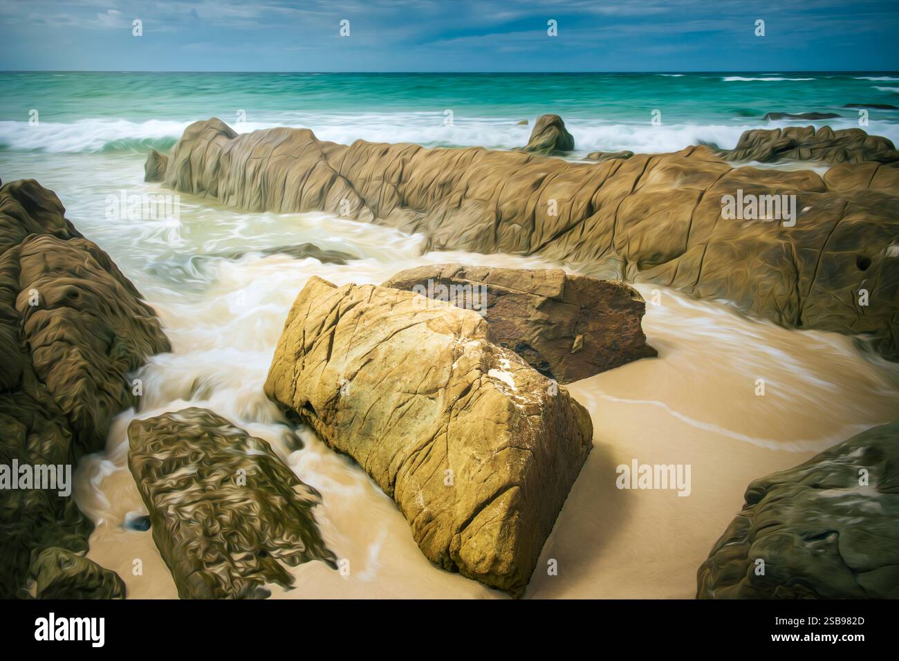 Snapper Rocks is a small, rocky outcrop located on the Gold Coast in ...
