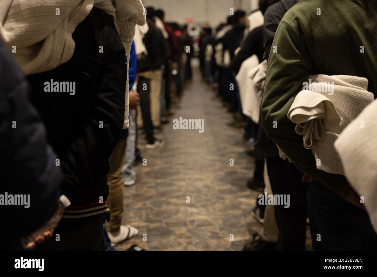 Illegal aliens are returned to their country of origin, Jan. 23, 2025. Photo by Robert Cano ...