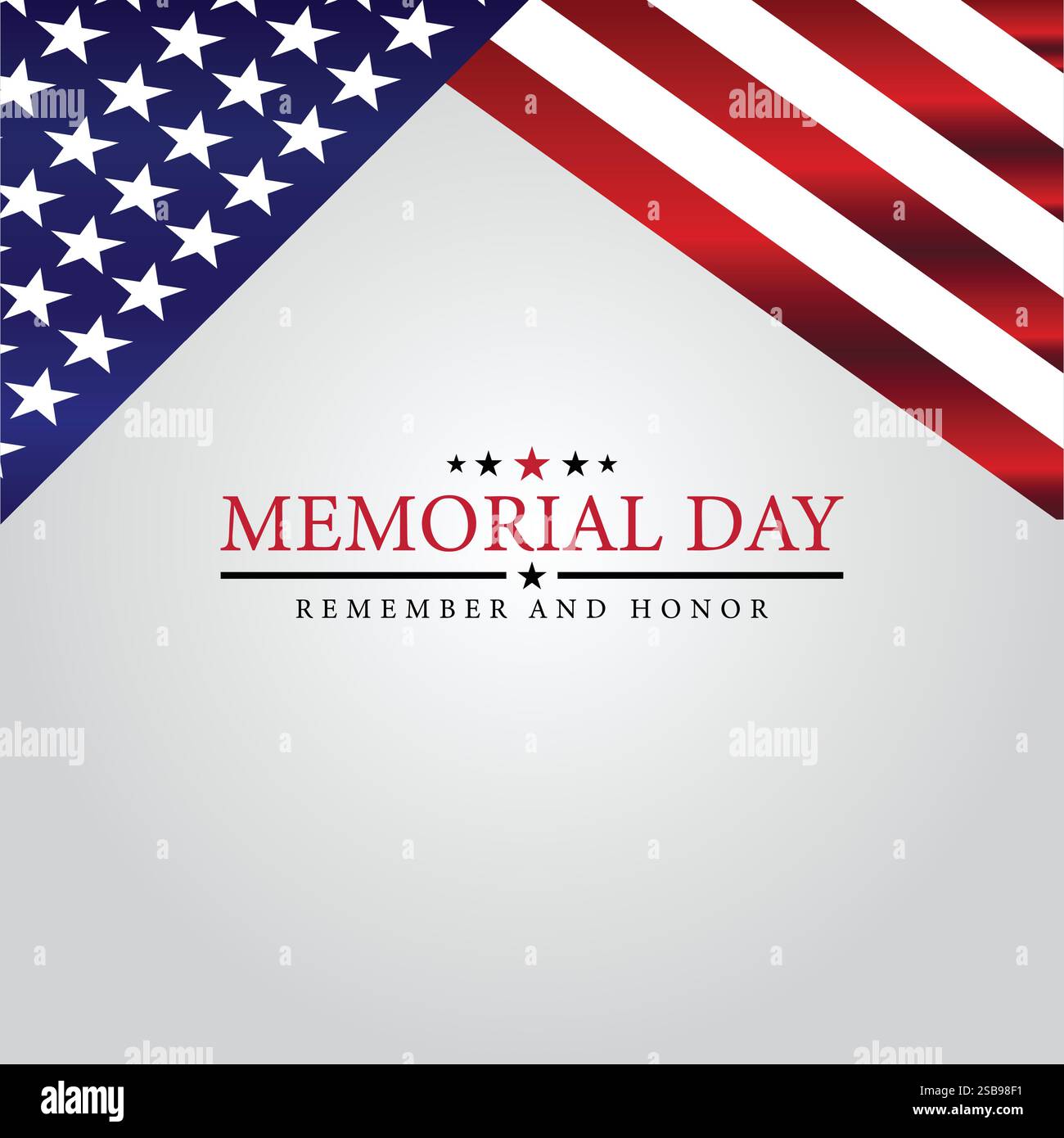 Honoring Our Heroes Memorial Day Reflections Stock Vector Image & Art ...