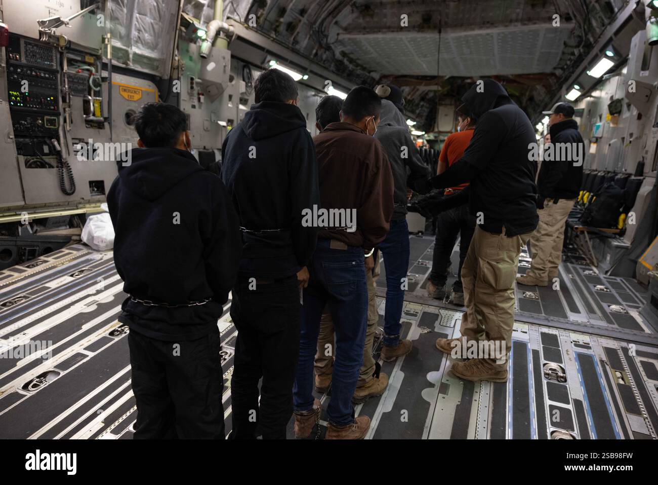 Illegal aliens are returned to their country of origin, Jan. 23, 2025 ...