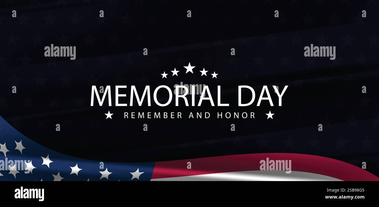 Honoring Our Heroes Memorial Day Reflections Stock Vector Image & Art ...