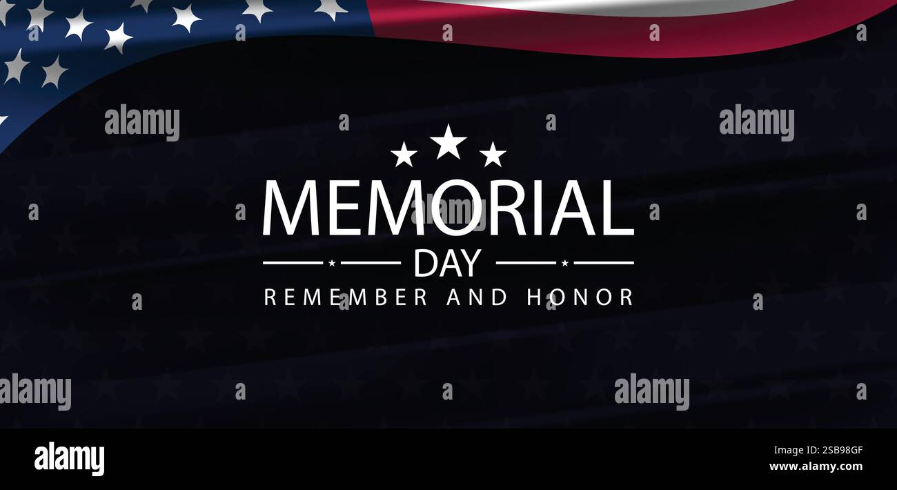 Honoring Our Heroes Memorial Day Reflections Stock Vector Image & Art ...