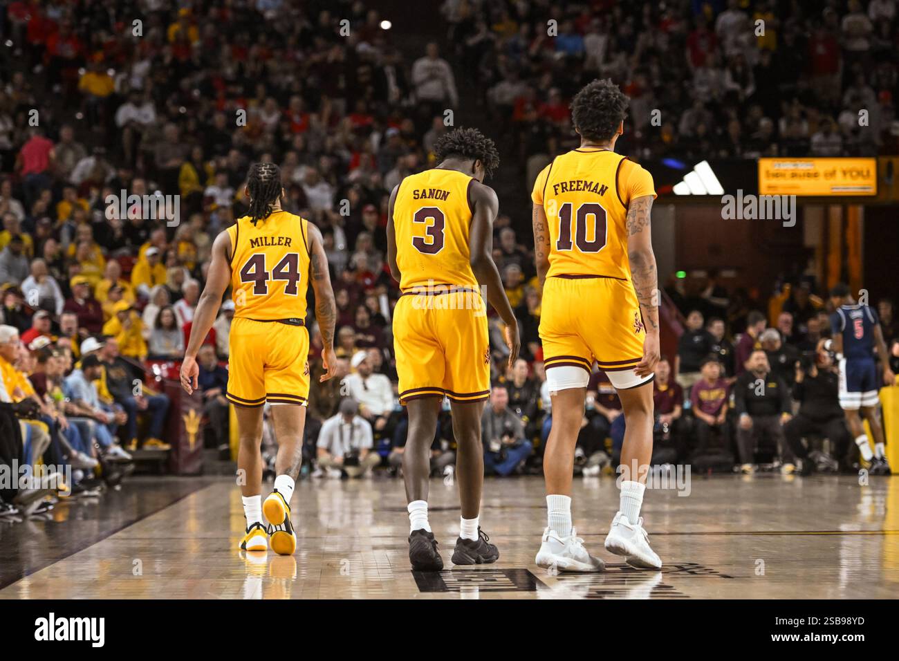 Tempe, Arizona, USA. 31st Jan 2025. Arizona State Sun Devils guard Adam ...