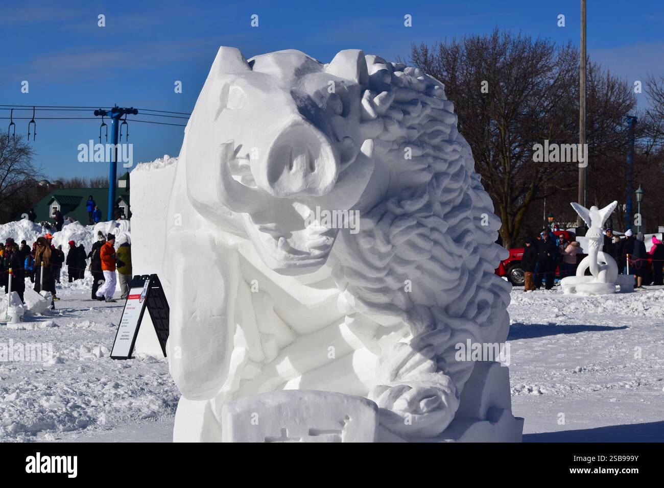 St Paul, Minnesota, USA - January 26, 2025: Saint Paul Winter Carnival ...