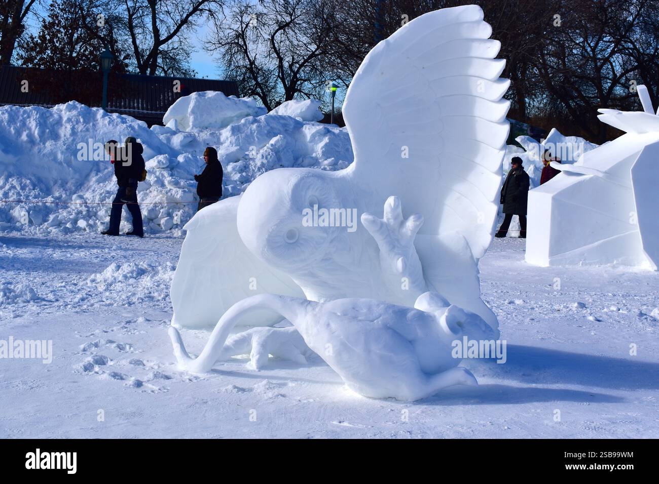 St Paul, Minnesota, USA - January 26, 2025: Saint Paul Winter Carnival ...