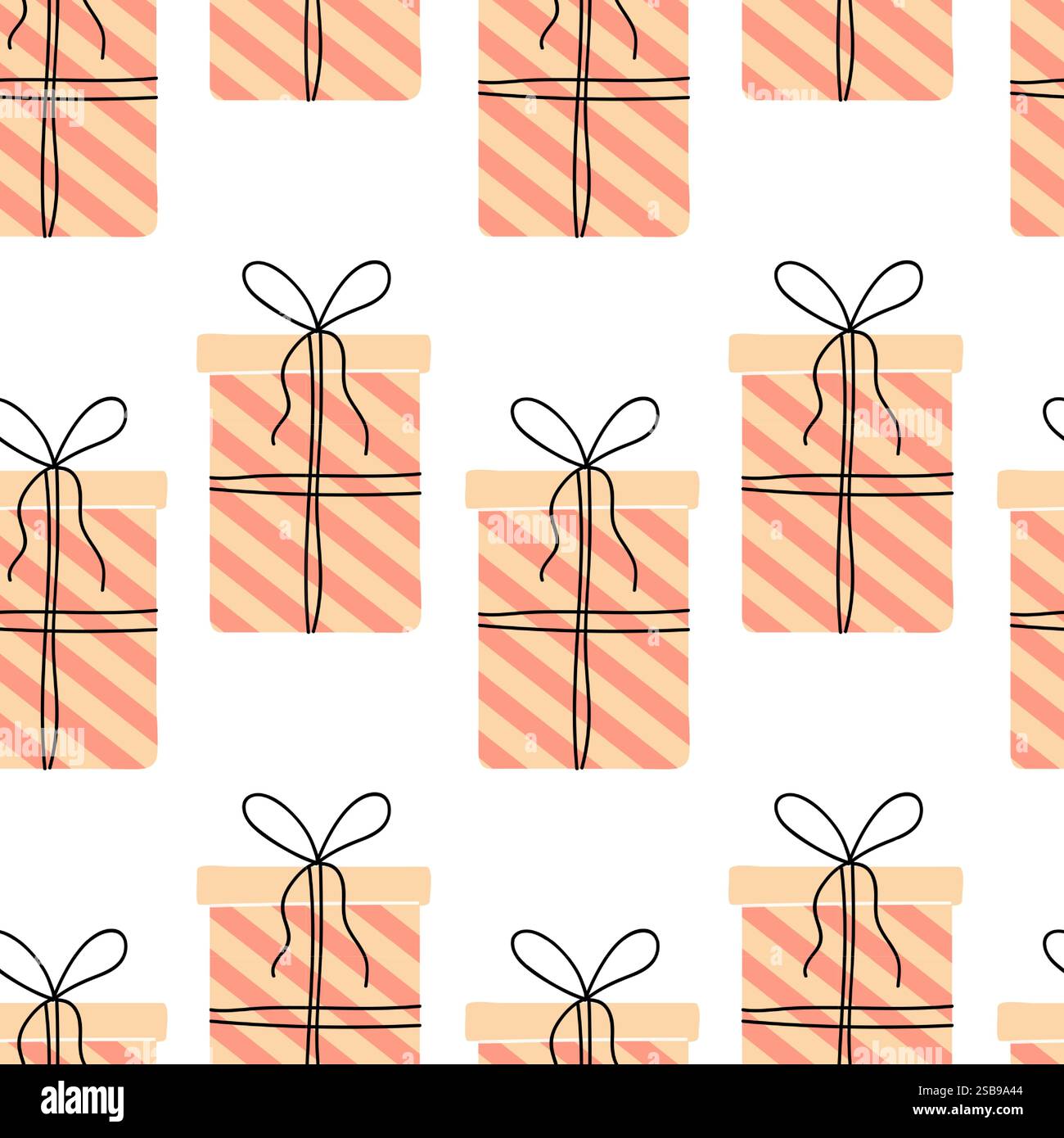 Festive gift boxes pattern perfect for holiday decorations and crafts ...