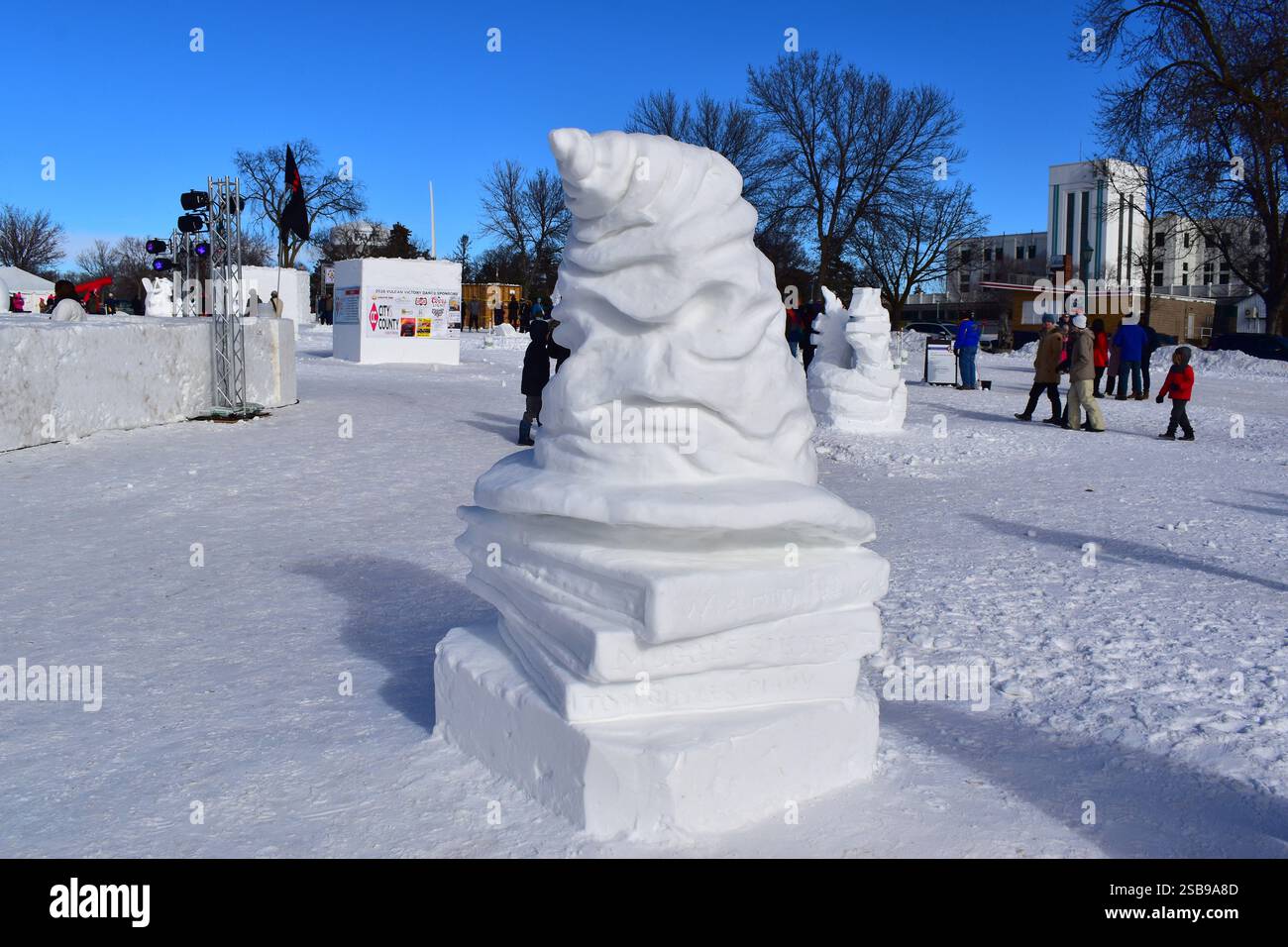 St Paul, Minnesota, USA - January 26, 2025: Saint Paul Winter Carnival ...