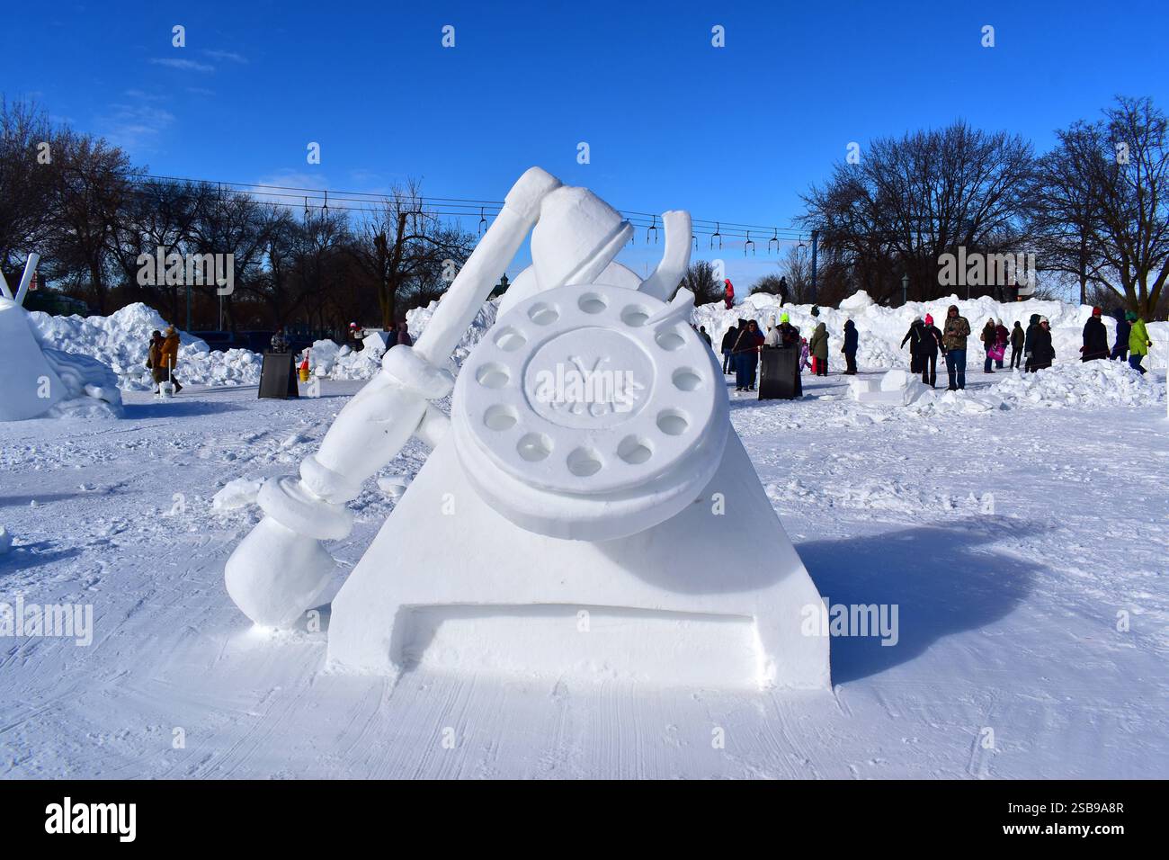 St Paul, Minnesota, USA - January 26, 2025: Saint Paul Winter Carnival ...