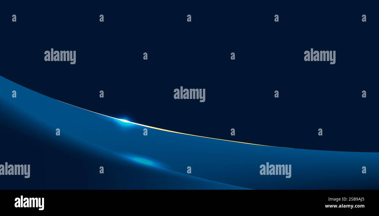 Dark Blue Background With Curved Design Stock Vector Image & Art - Alamy