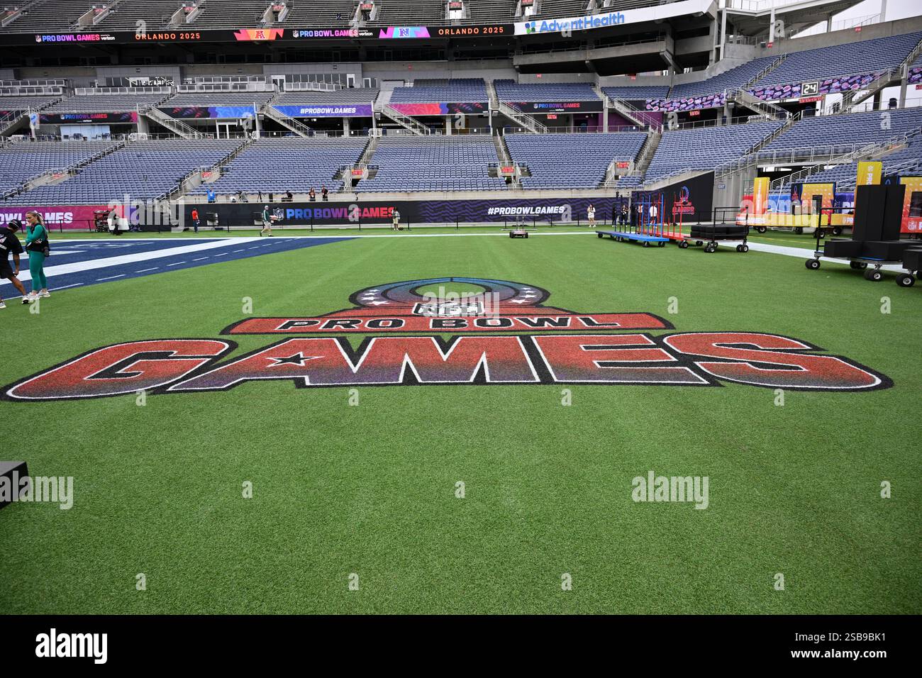 NFL Pro Bowl Games signage is viewed at Camping World Stadium, Saturday ...