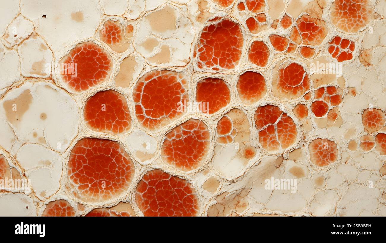 Closeup of intricate,textured organic patterns that resemble the unique ...