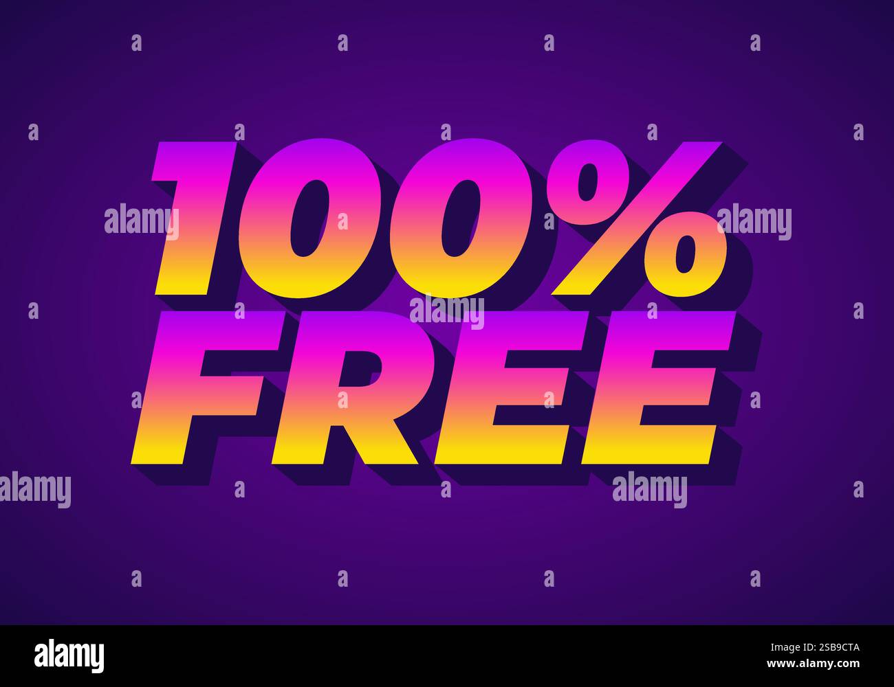 100% free. Text effect design in bold font for promotion ads Stock ...