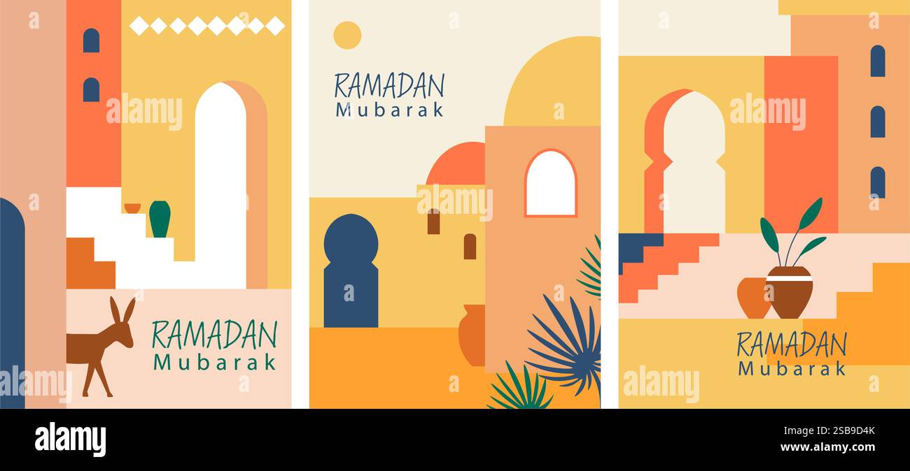 Abstract Ramadan Modern Illustration vector Stock Vector Image & Art ...