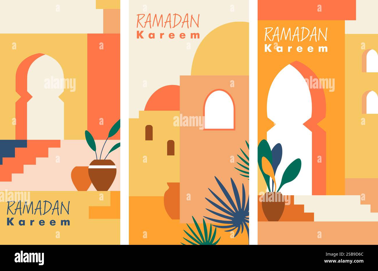 Abstract Ramadan Modern Illustration vector Stock Vector Image & Art ...