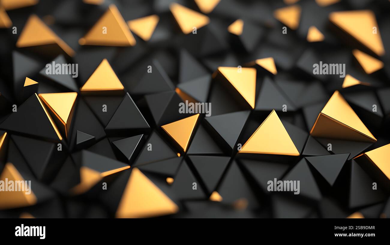 Floating three dimensional pyramids hi-res stock photography and images ...