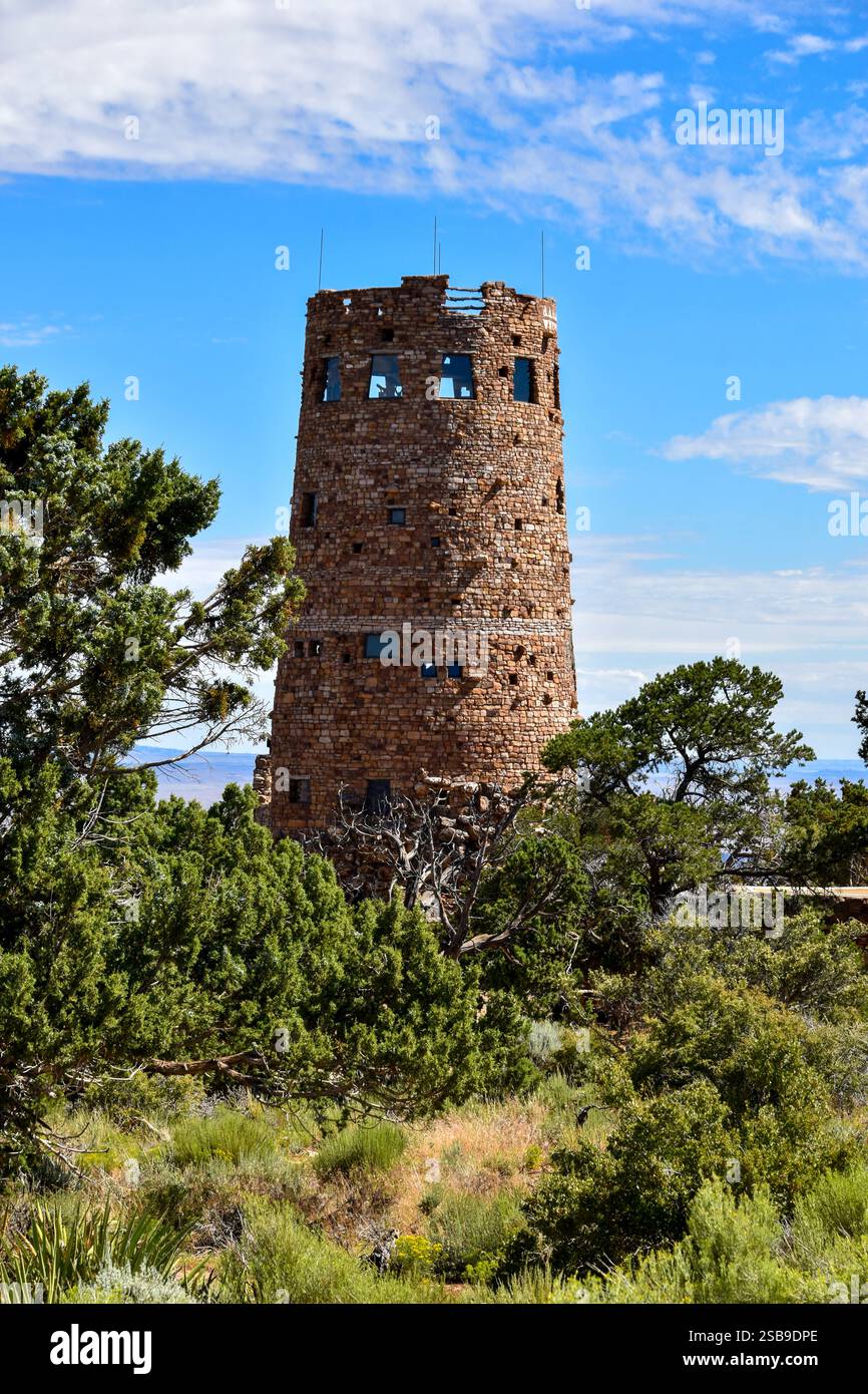 Desert View Watchtower - designed in 1932 by Mary Colter incorporating ...